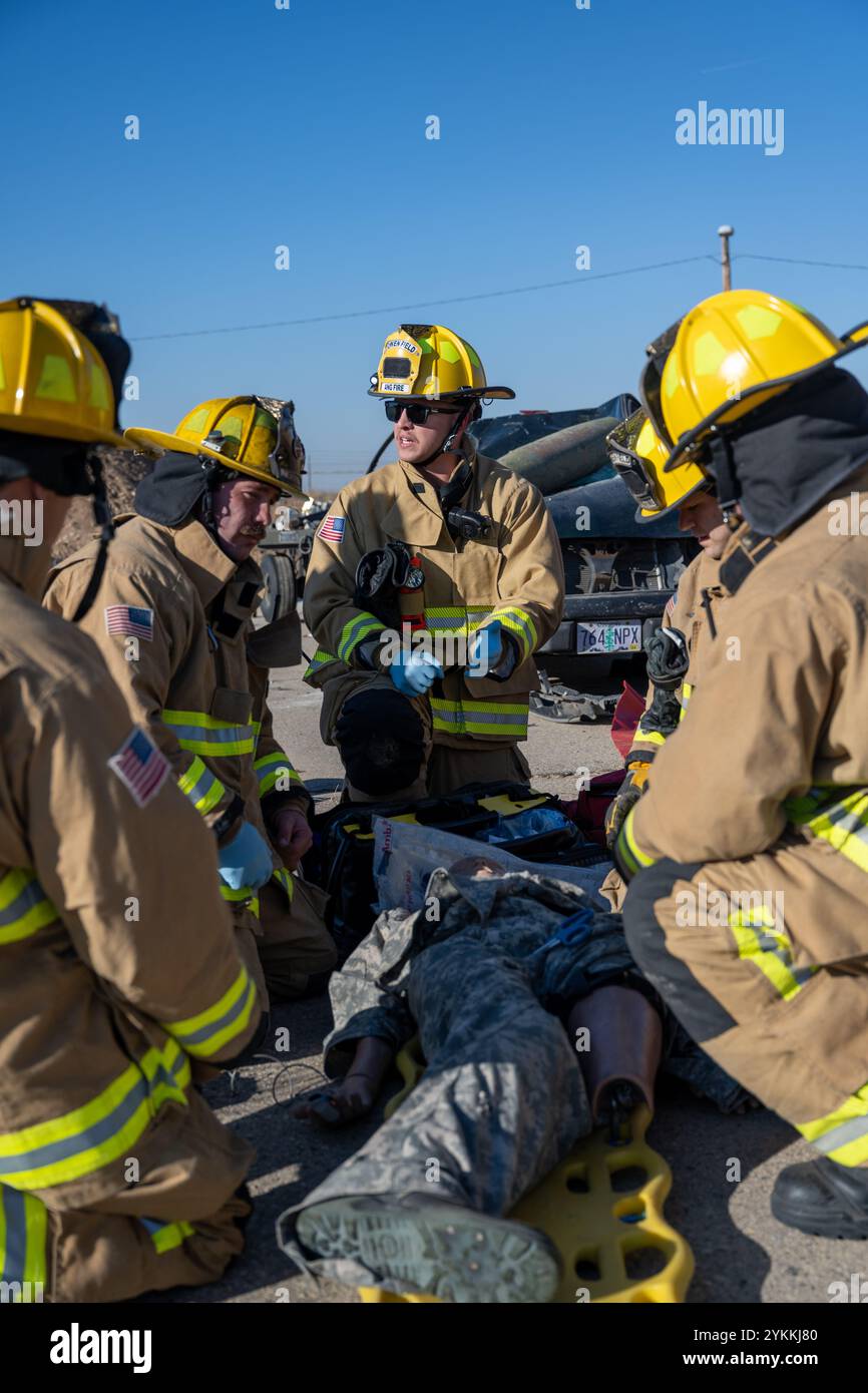 124th Fighter Wing fire protection members participate in a major ...