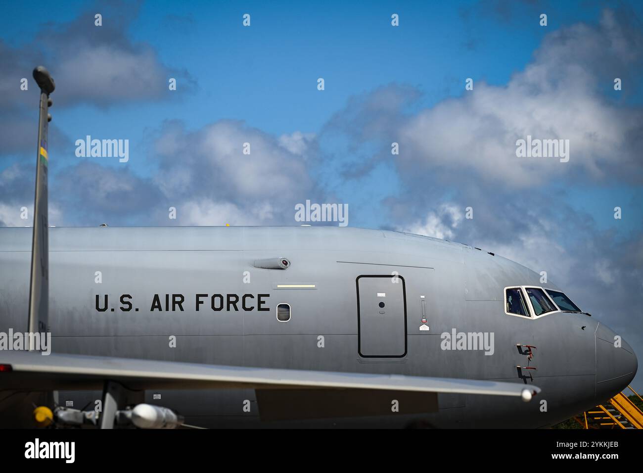 A KC-46A Pegasus assigned to the 911th Air Refueling Squadron, Seymour ...