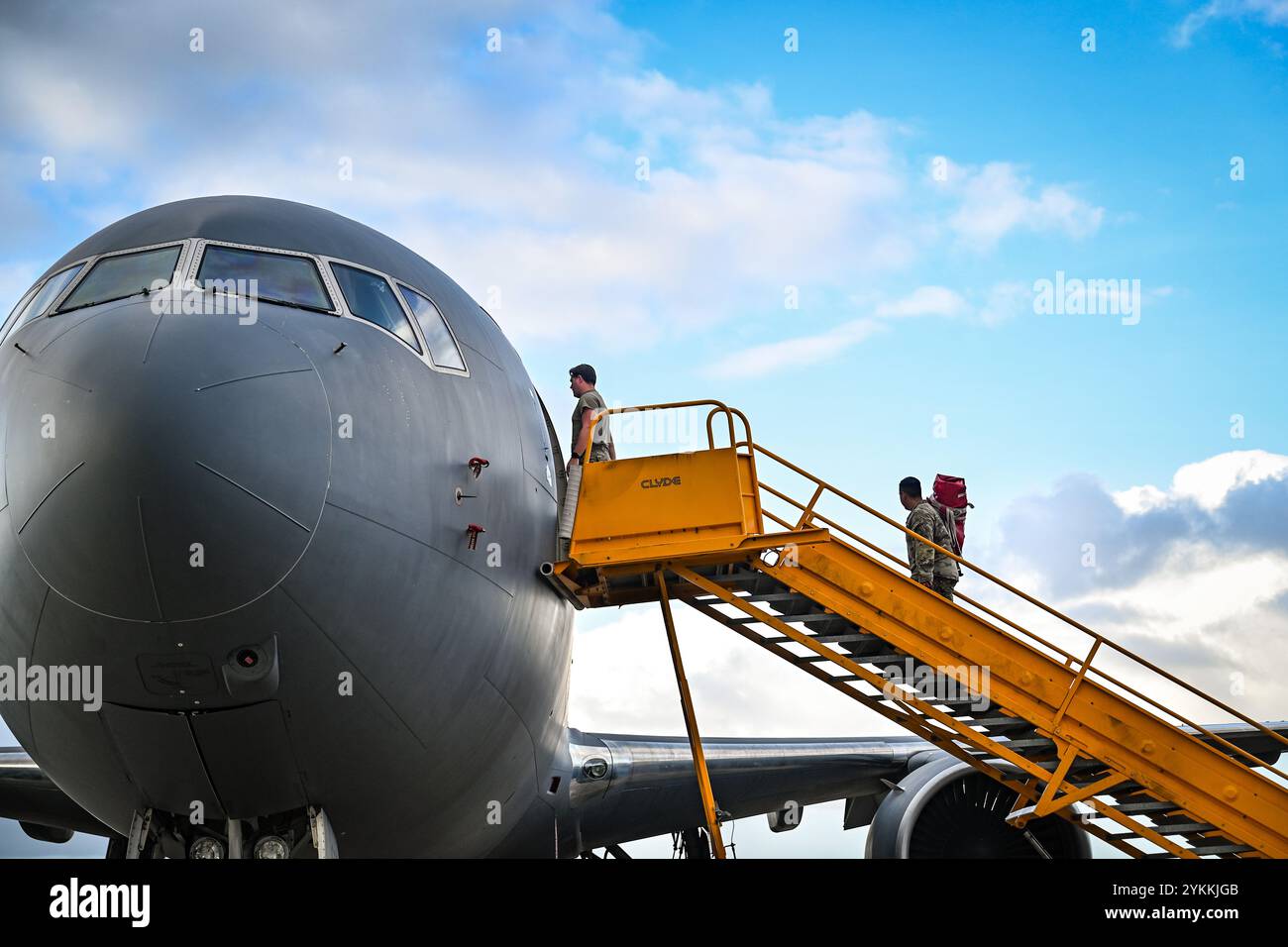 U.S. Air Force Airmen from the 911th Air Refueling Squadron, Seymour ...