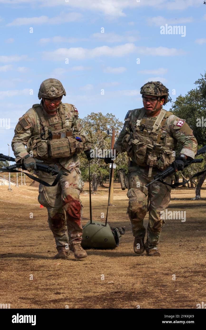 U.S. Army Staff Sgt. Michael Koenitzer, left, and Staff Sgt. Frank ...