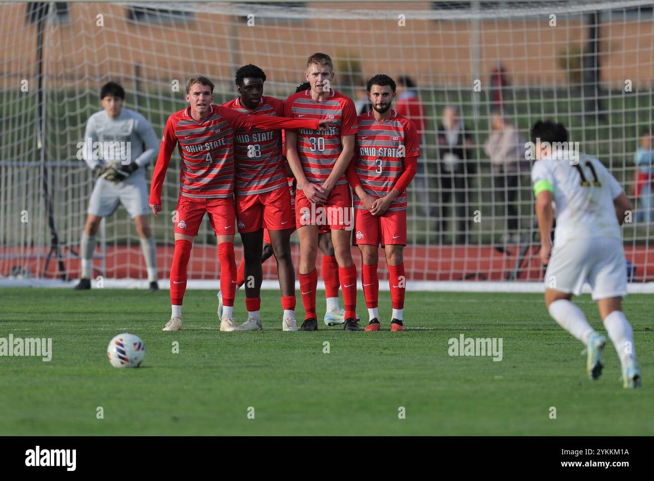 Columbus, Ohio, USA. 17th Nov, 2024. Ohio State Buckeye players NICK ...
