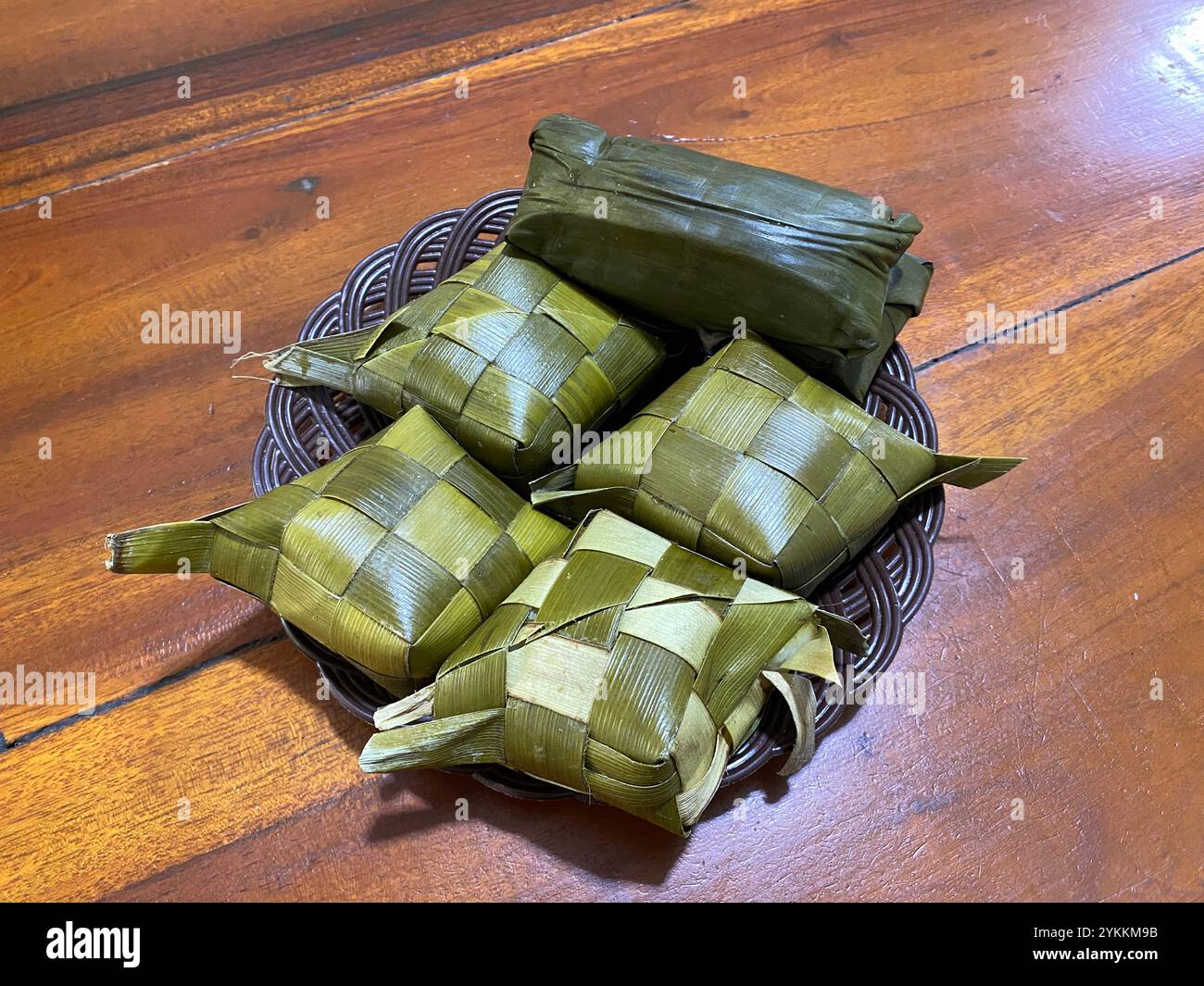 Buras is a typical food of the Bugis and Makassar people. Ketupat made ...