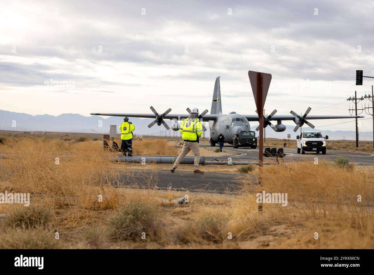 Members of the 412th Test Wing Civil Engineering Group observe safe ...