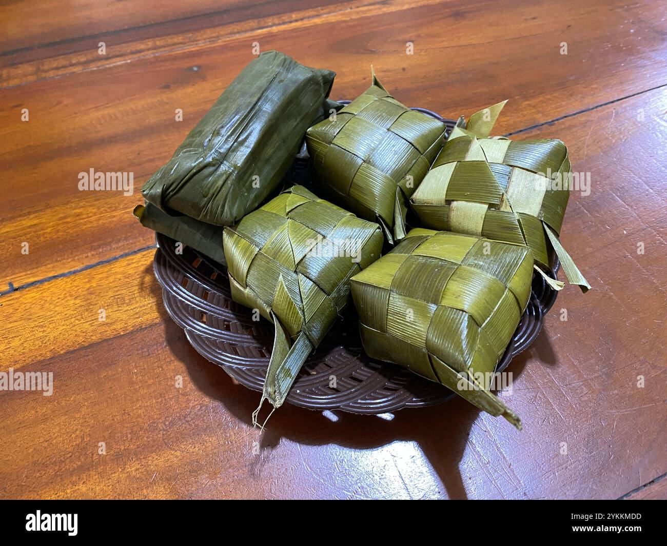 Buras is a typical food of the Bugis and Makassar people. Ketupat made ...