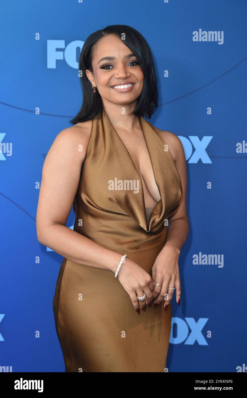 Kyla Pratt attends FOX Winter Press Day on Monday, Nov. 18, 2024, at the FOX Studio Lot in Los ...
