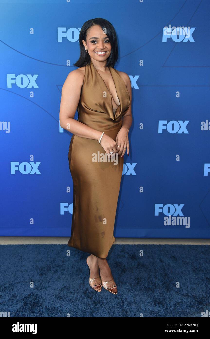 Kyla Pratt attends FOX Winter Press Day on Monday, Nov. 18, 2024, at the FOX Studio Lot in Los ...