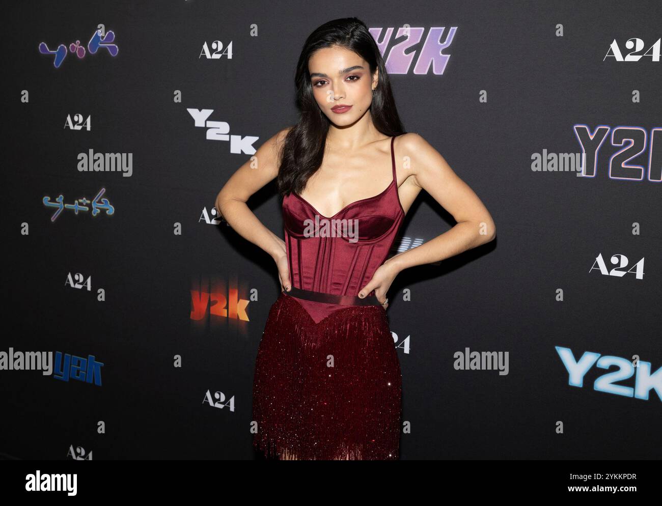 Rachel Zegler attends a special screening of A24's "Y2K" at the Crosby ...