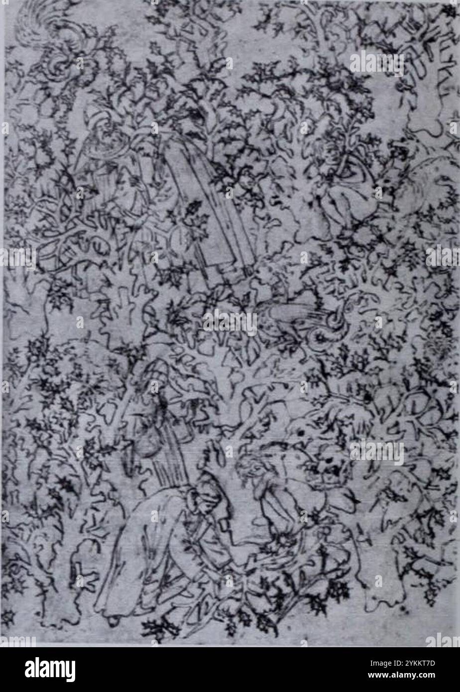 Botticelli - Inferno, Canto XIII (Vatican Stock Photo - Alamy