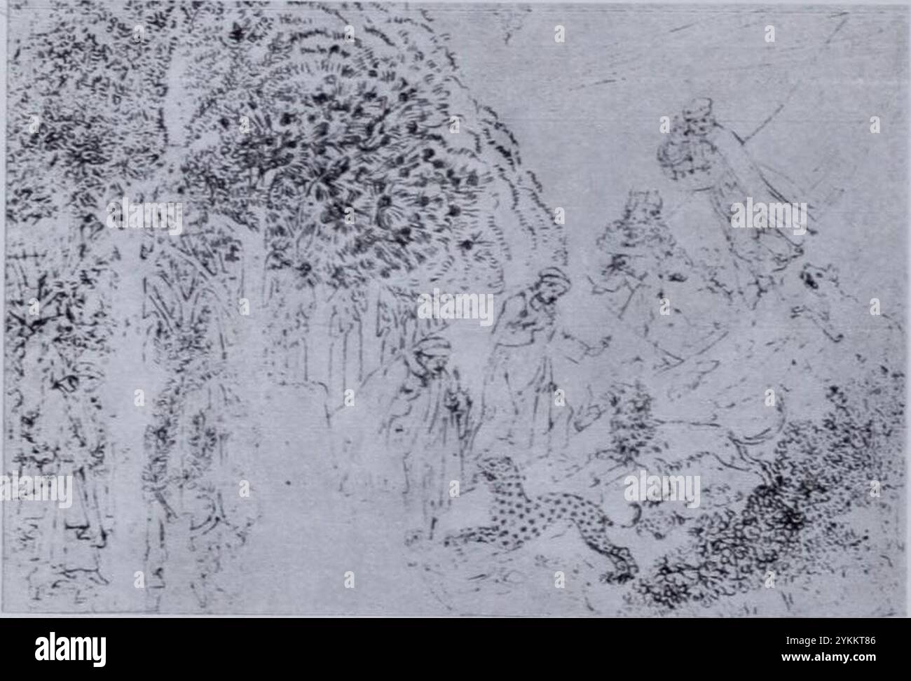 Botticelli - Inferno, Canto I (Vatican Stock Photo - Alamy