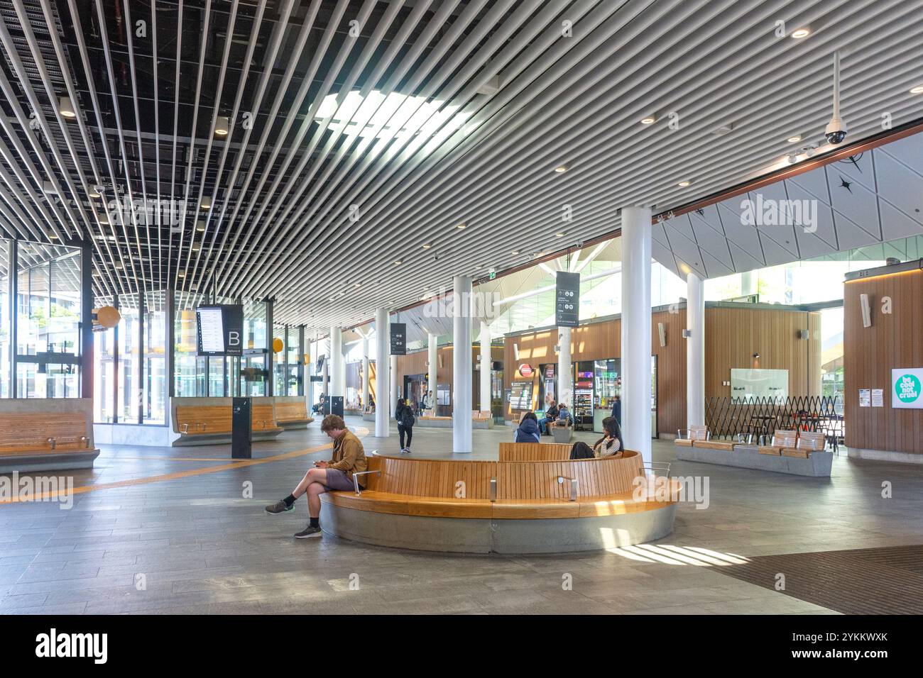 Christchurch Bus Interchange interior, cnr Colombo Street and Lichfield ...