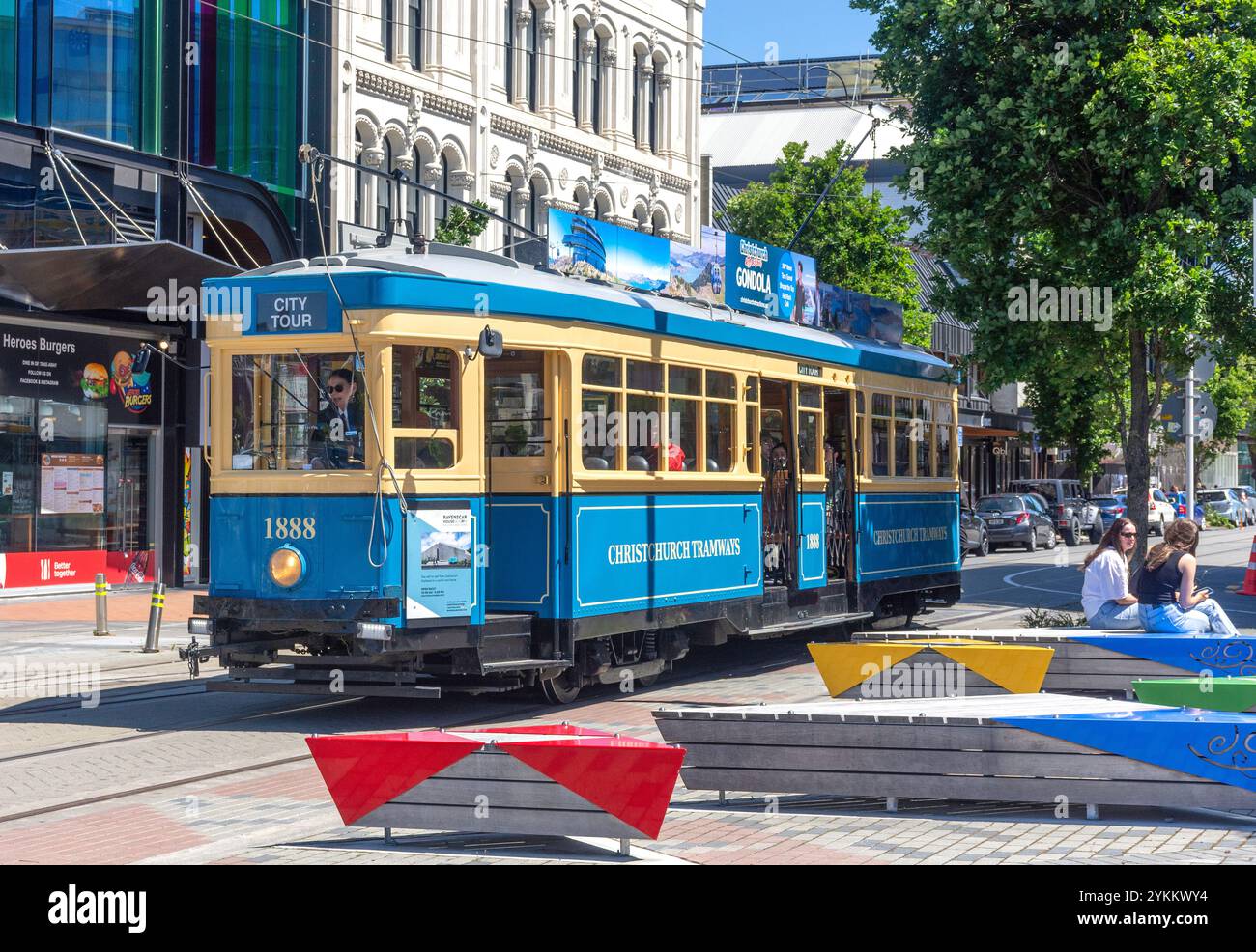 Christchurch tramways city tour tram trams ride rides attraction hi-res ...