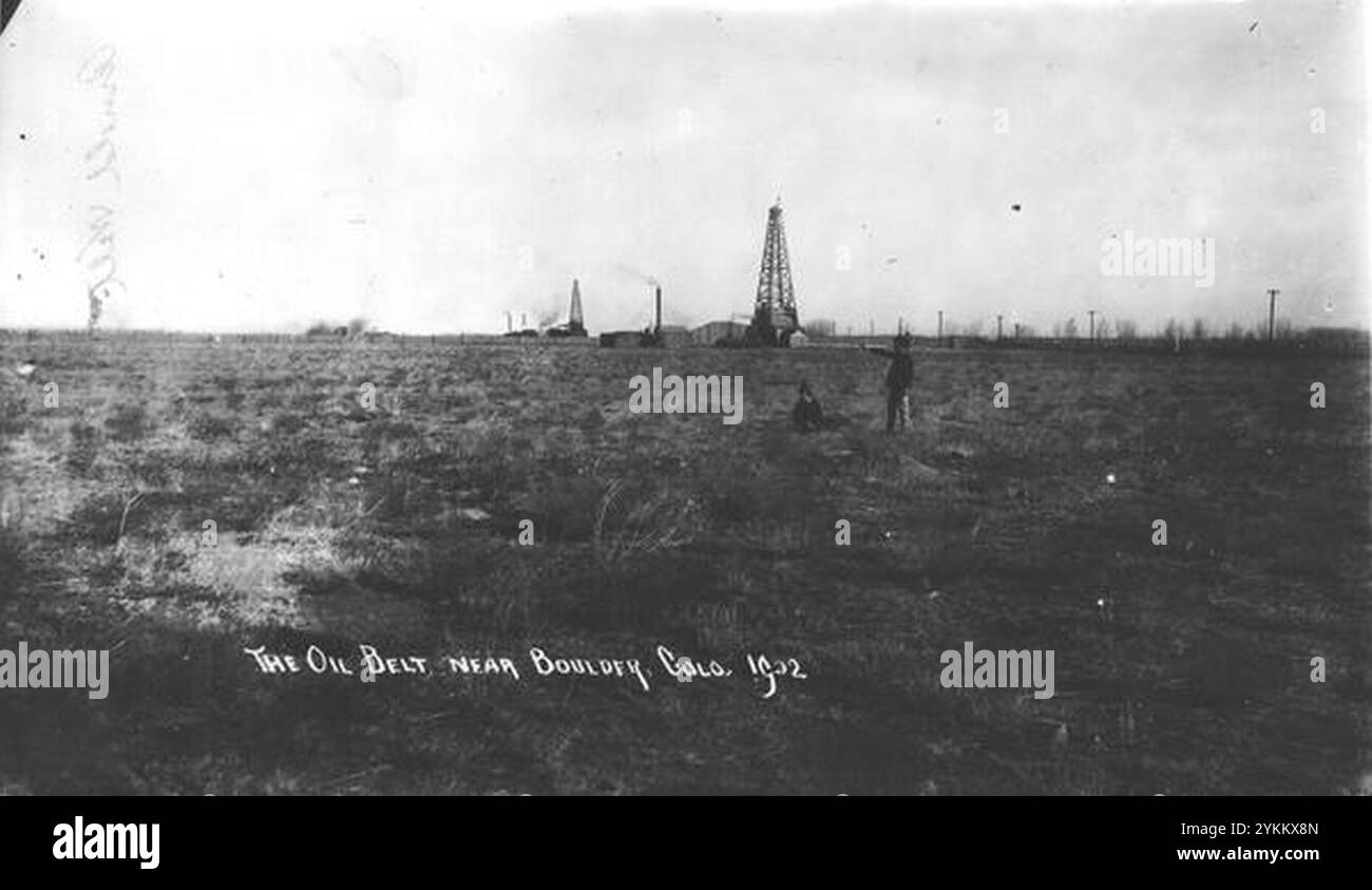 Boulder Oil Field, great oil basin Stock Photo - Alamy