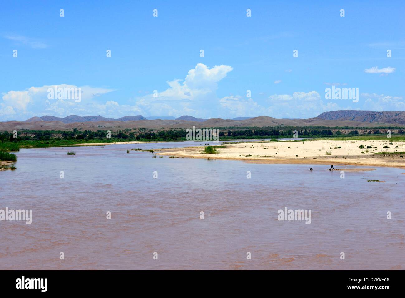 Beautiful landscapes in the Mahabo district in Madagascar Stock Photo ...