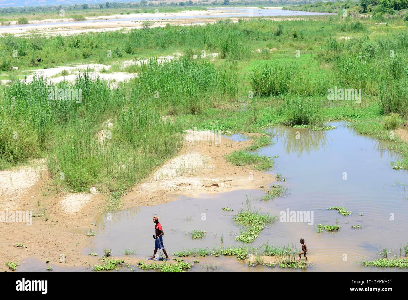 Beautiful landscapes in the Mahabo district in Madagascar Stock Photo ...