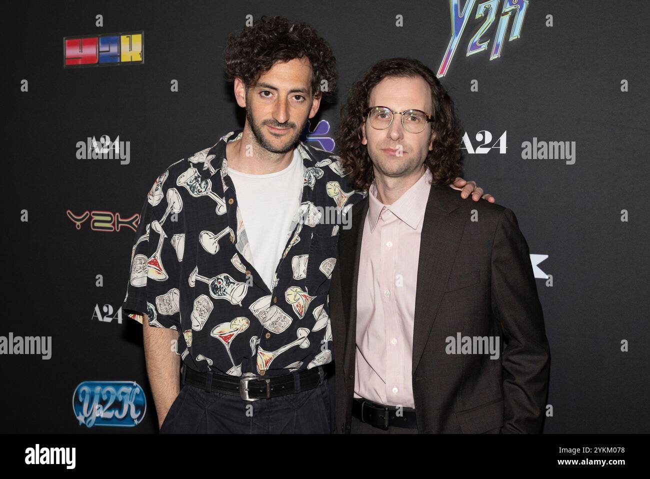 Evan Winter, left, and Kyle Mooney attend a special screening of A24's ...