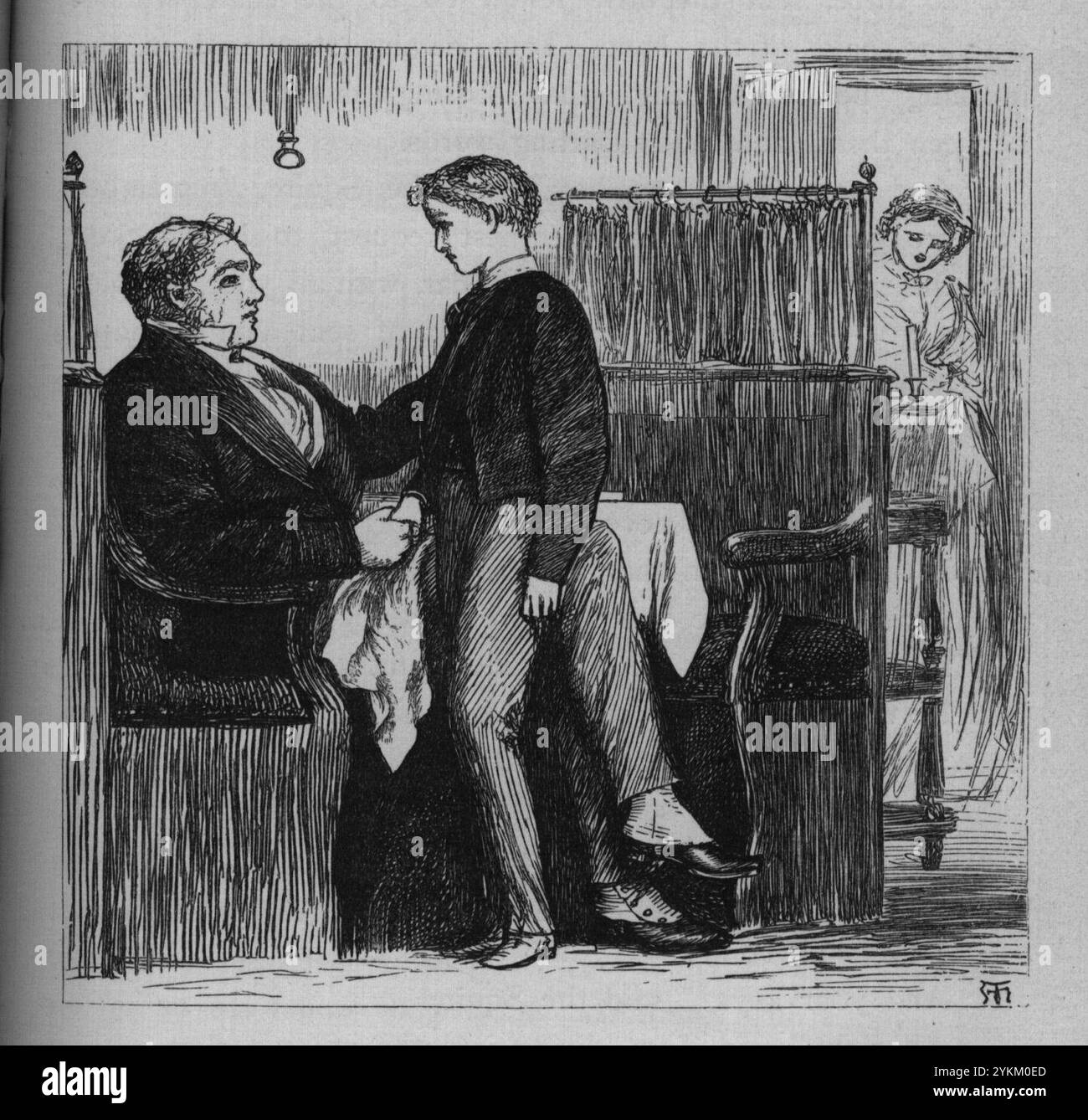 Boy sitting on mans lap hi-res stock photography and images - Alamy