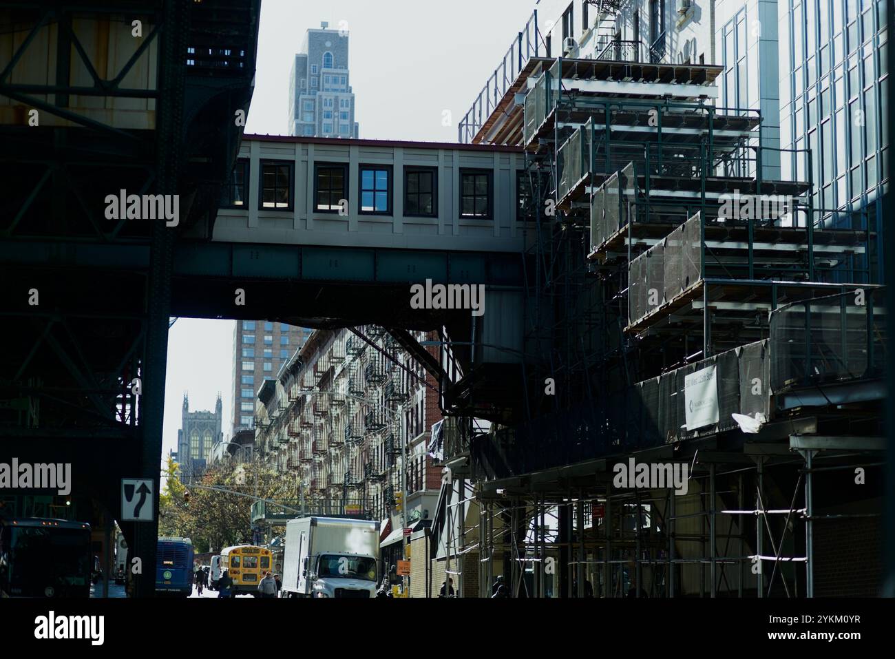 Number 1 Train on W.125th and Broadway in NYC Stock Photo - Alamy