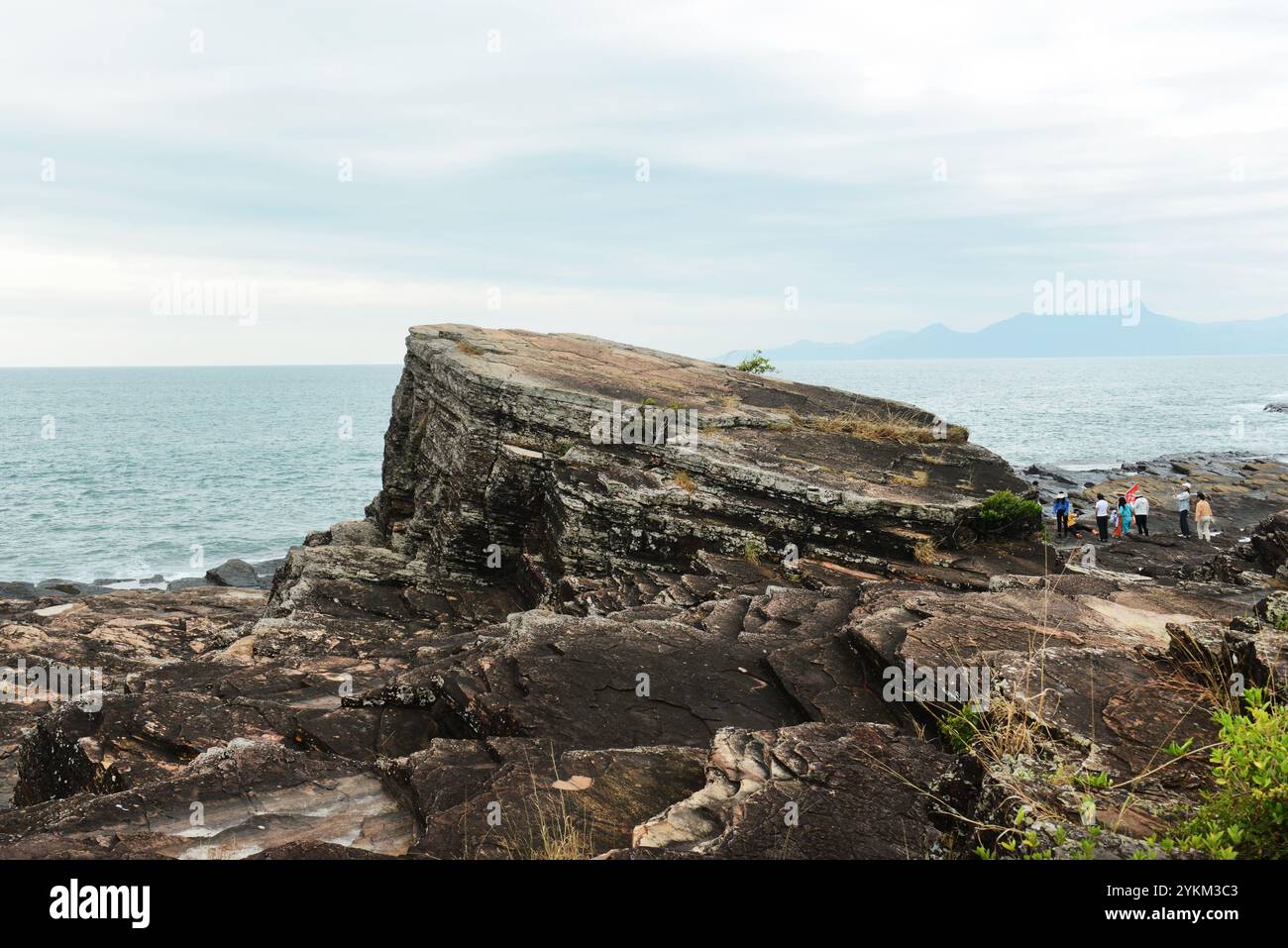 Beautiful rock formation at the southern part of Tung Ping Chau island ...