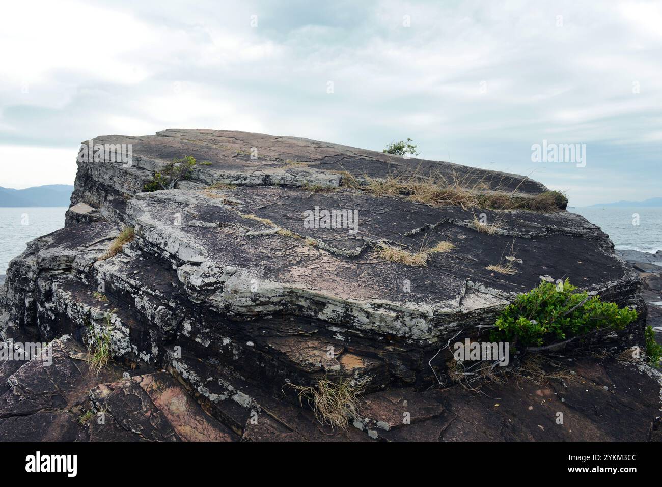 Beautiful rock formation at the southern part of Tung Ping Chau island ...