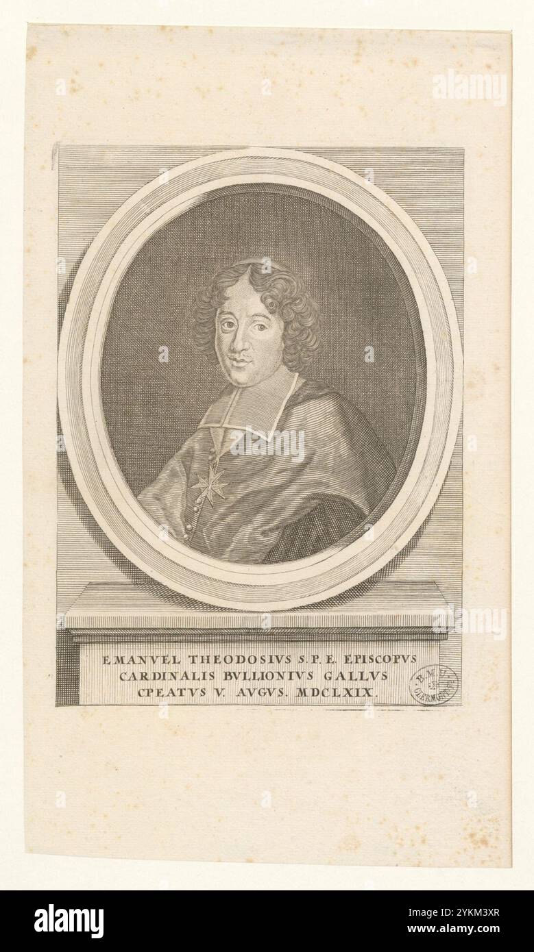 1420 - Emanuel Theodosius S.P.E. Episcopus cardinalis Bullionius Gallus ...