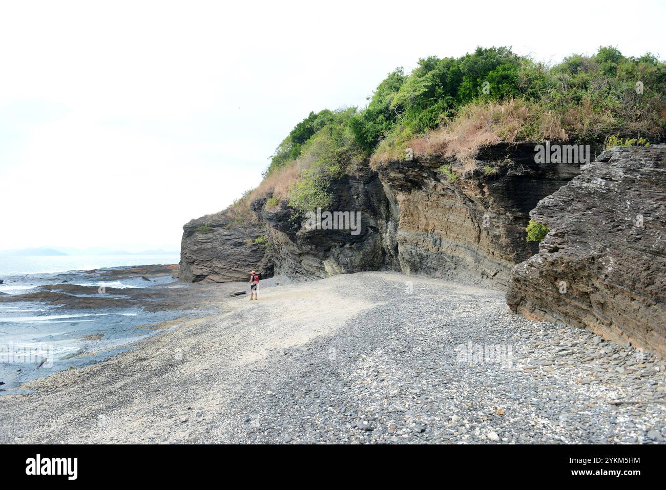 Cham Keng Chau passage in Tung Ping Chau island in Hong Kong Stock ...