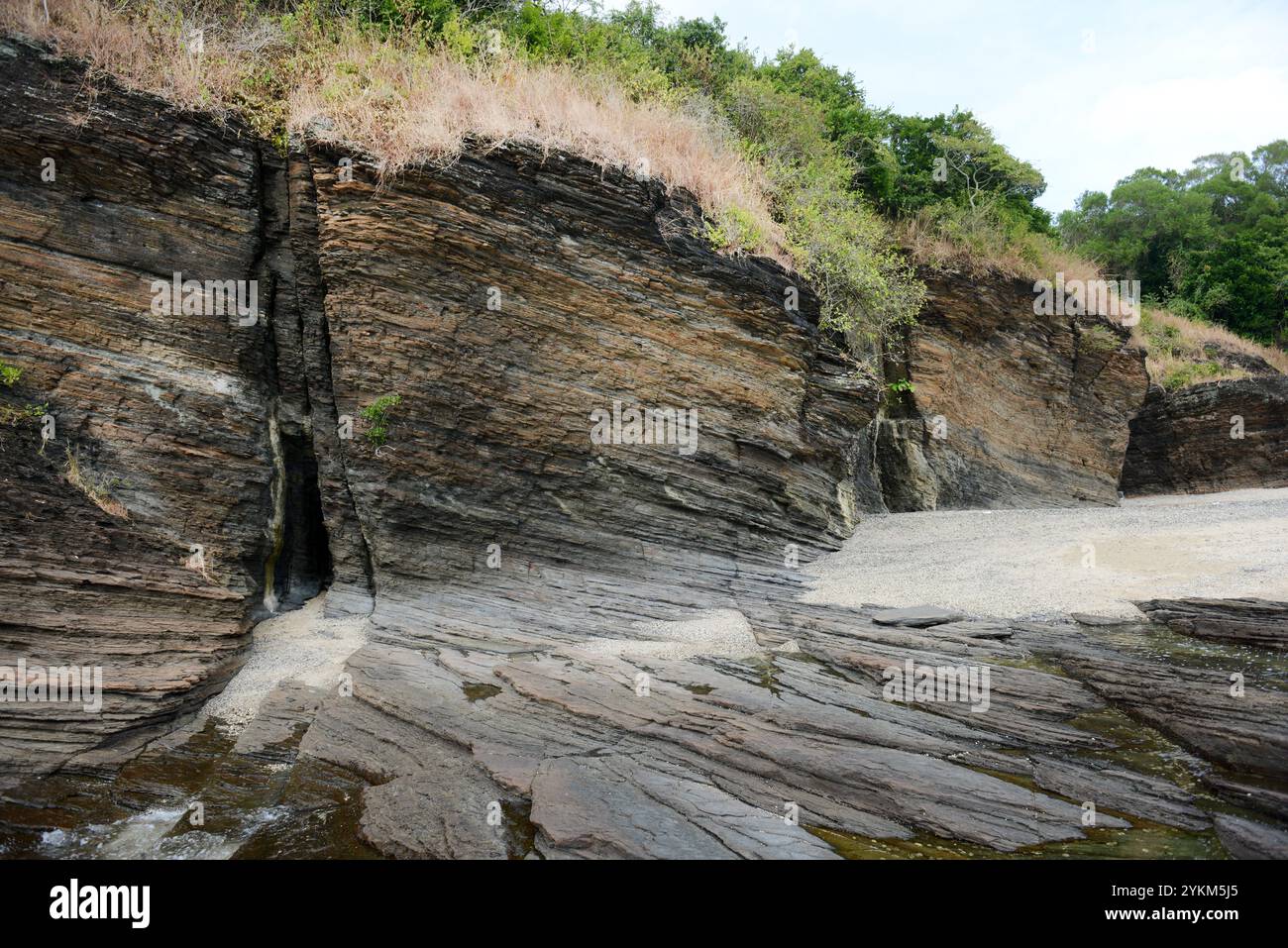 Cham Keng Chau passage in Tung Ping Chau island in Hong Kong Stock ...