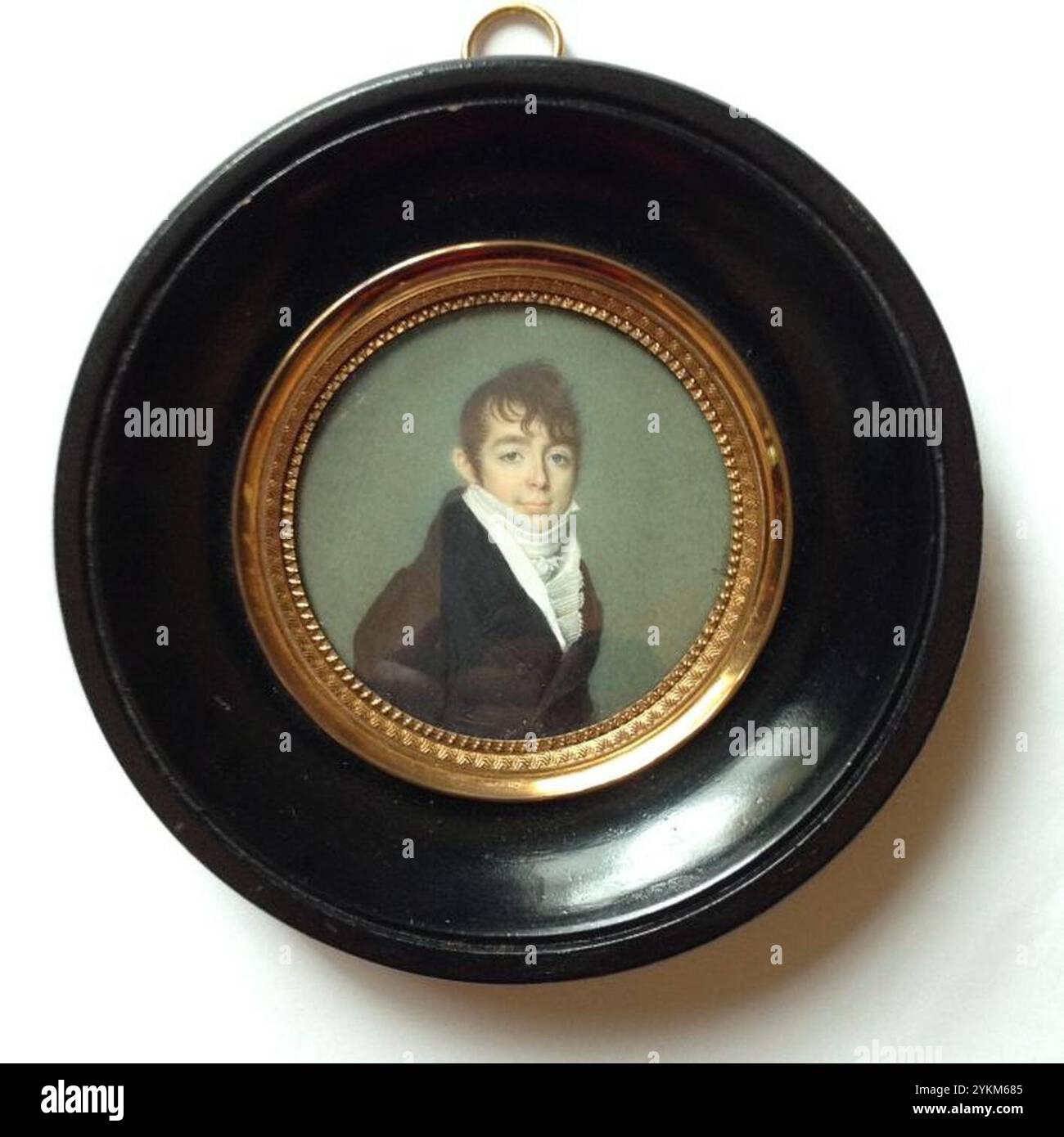 Boze - Portretminiatuur van Jhr. Mr. Johan Hora Siccama van de ...