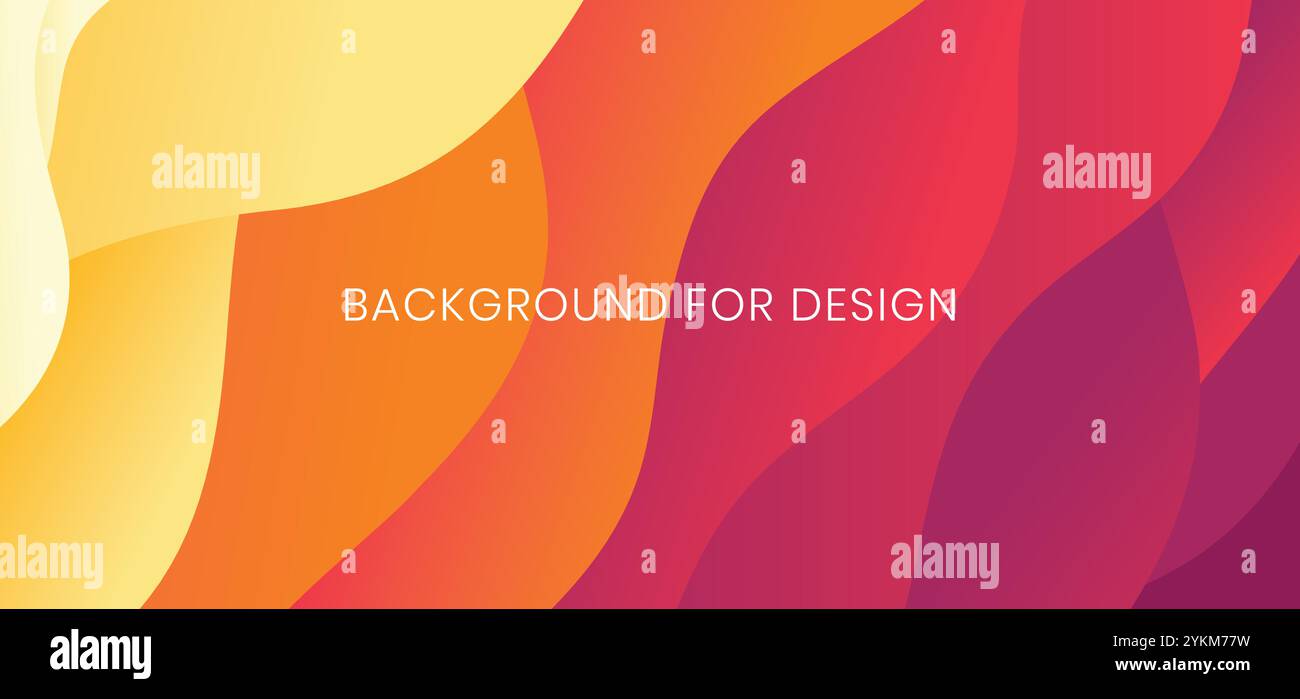 Burning fire flames. Abstract wavy background. Modern pattern. Vector ...