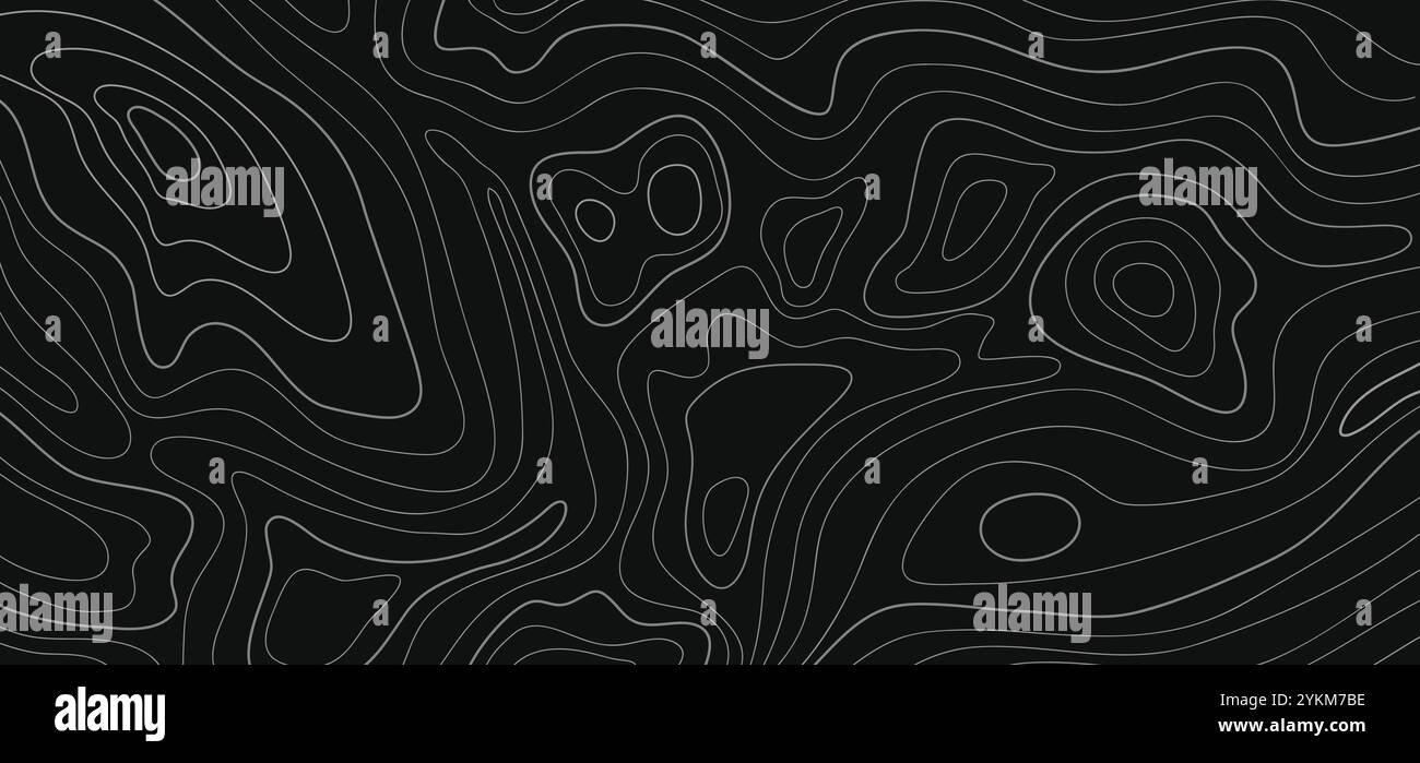 abstract pattern with swirls. Panorama view gradient multicolor wave ...