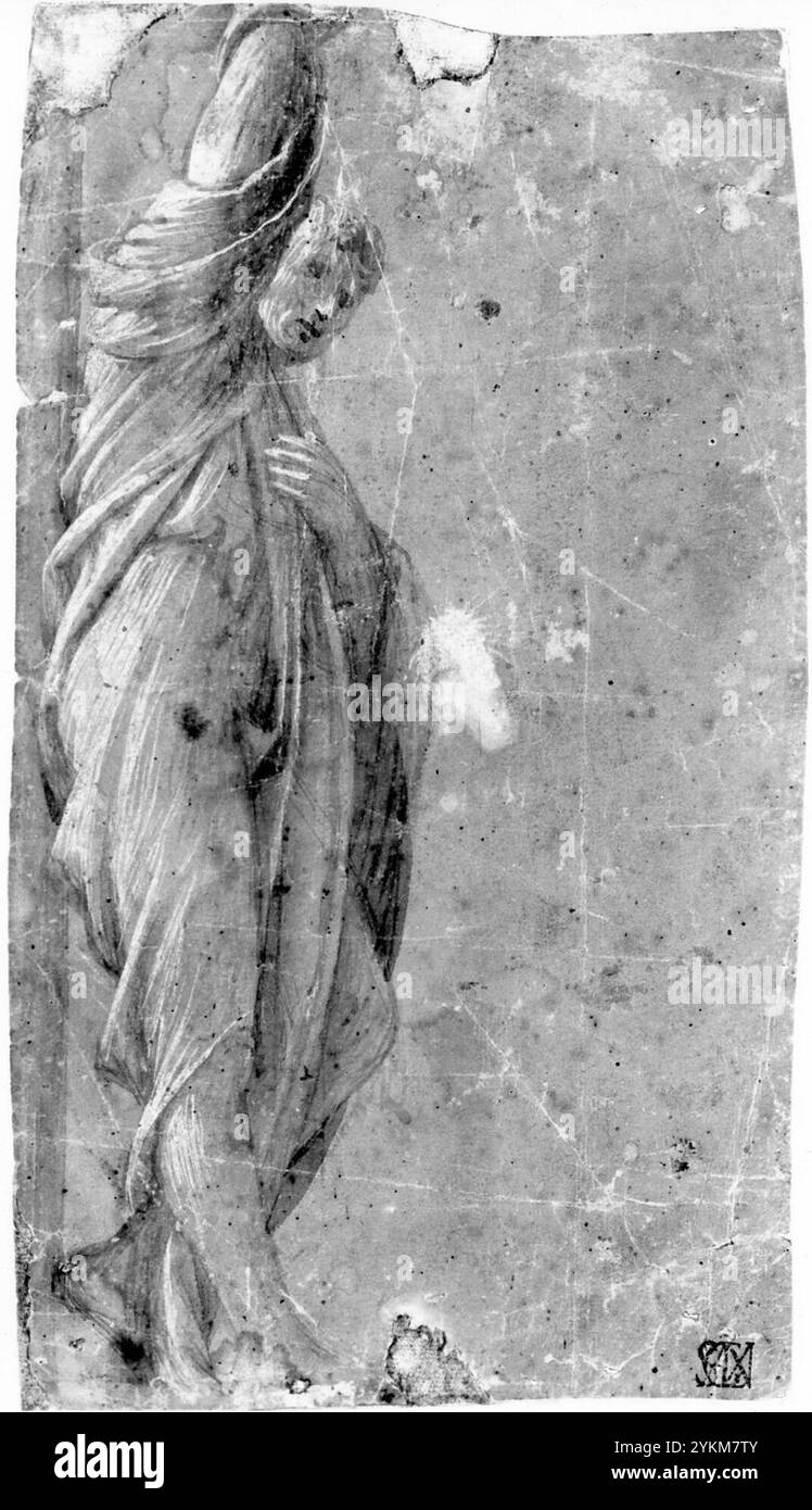 Male draped figure Black and White Stock Photos & Images - Alamy
