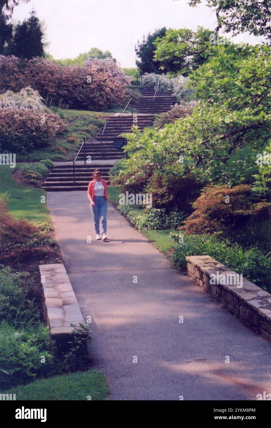 Brandywine Valley Scenic Byway - Visitor Strolls the Pinetum Path at ...
