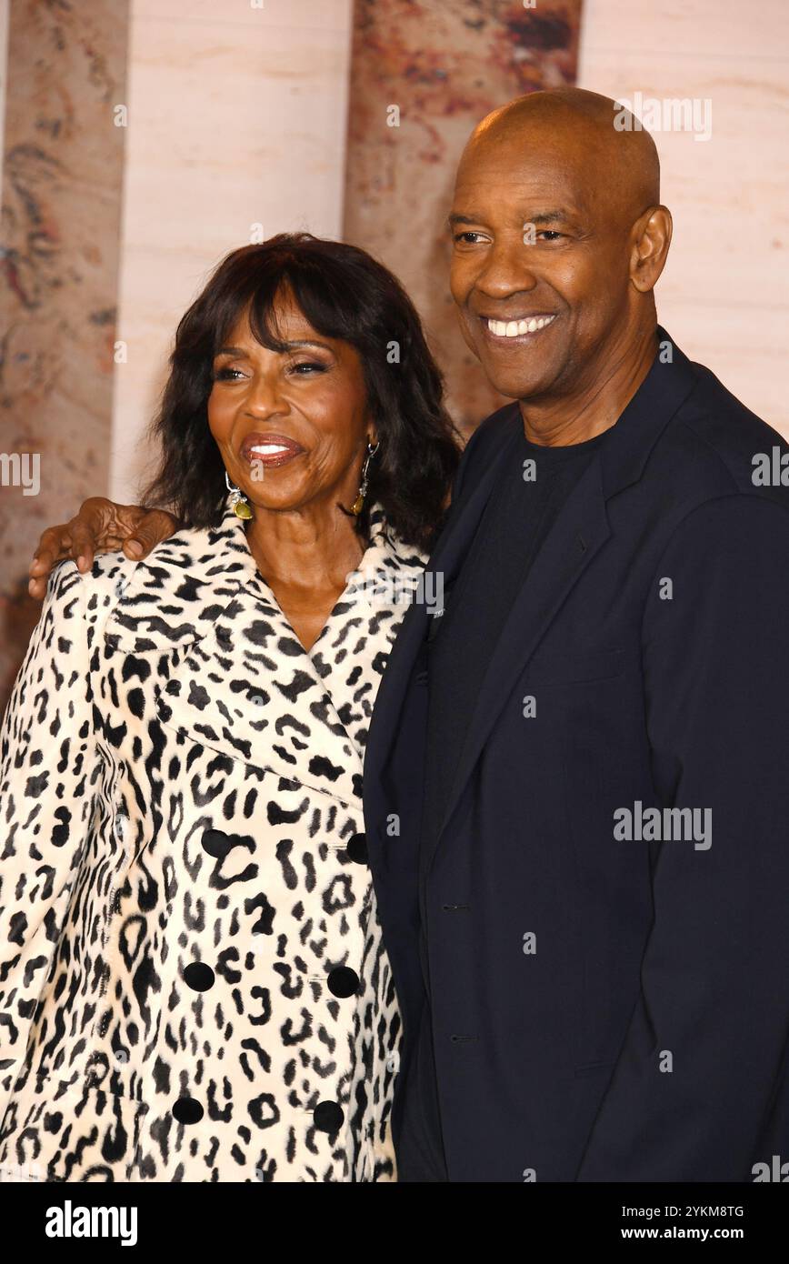 Hollywood, Ca. 18th Nov, 2024. Pauletta Washington and Denzel ...