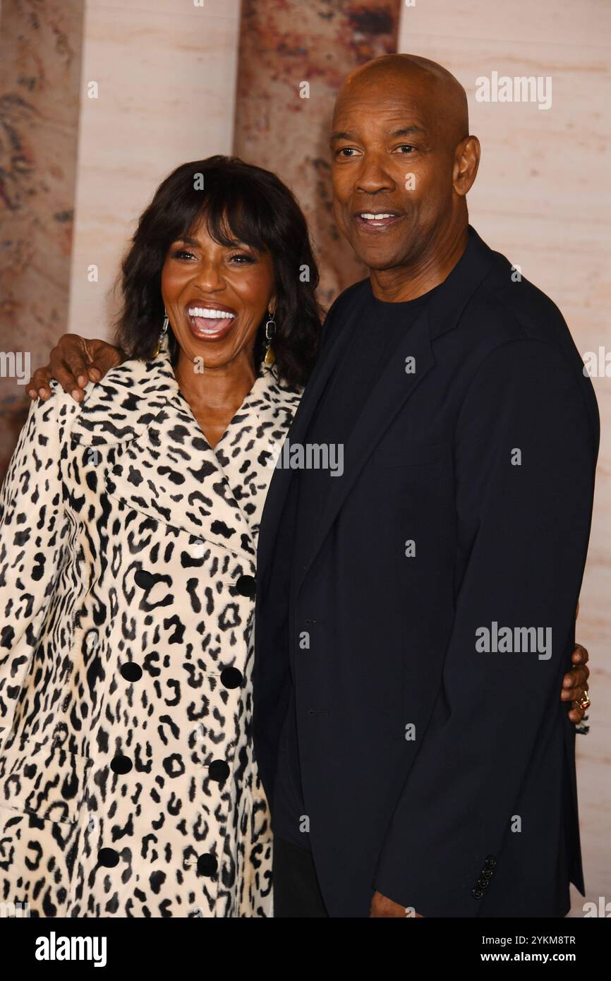 Hollywood, Ca. 18th Nov, 2024. Pauletta Washington and Denzel ...