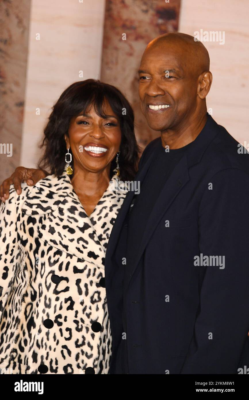 Hollywood, Ca. 18th Nov, 2024. Pauletta Washington and Denzel ...