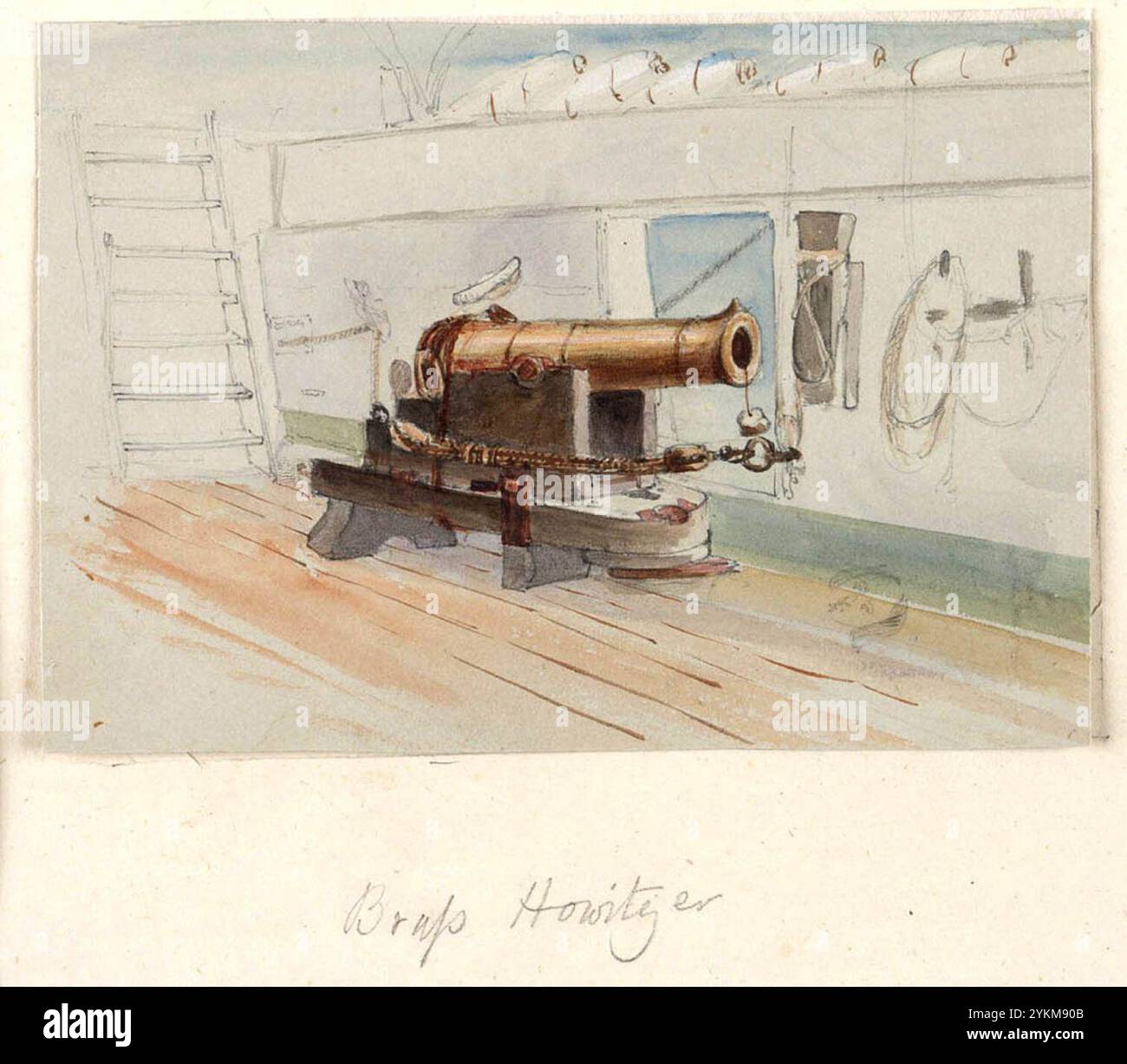 Brass Howitzer - Image 206192 Stock Photo - Alamy