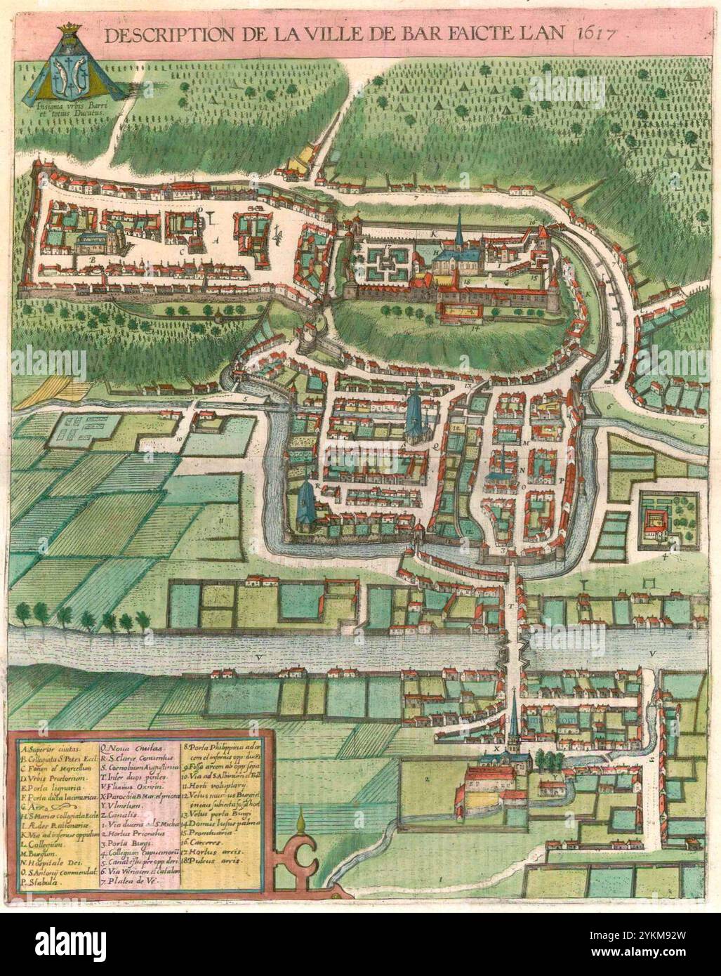 Braun et Hogenberg - Description de la ville de Bar-le-Duc faite l'an ...
