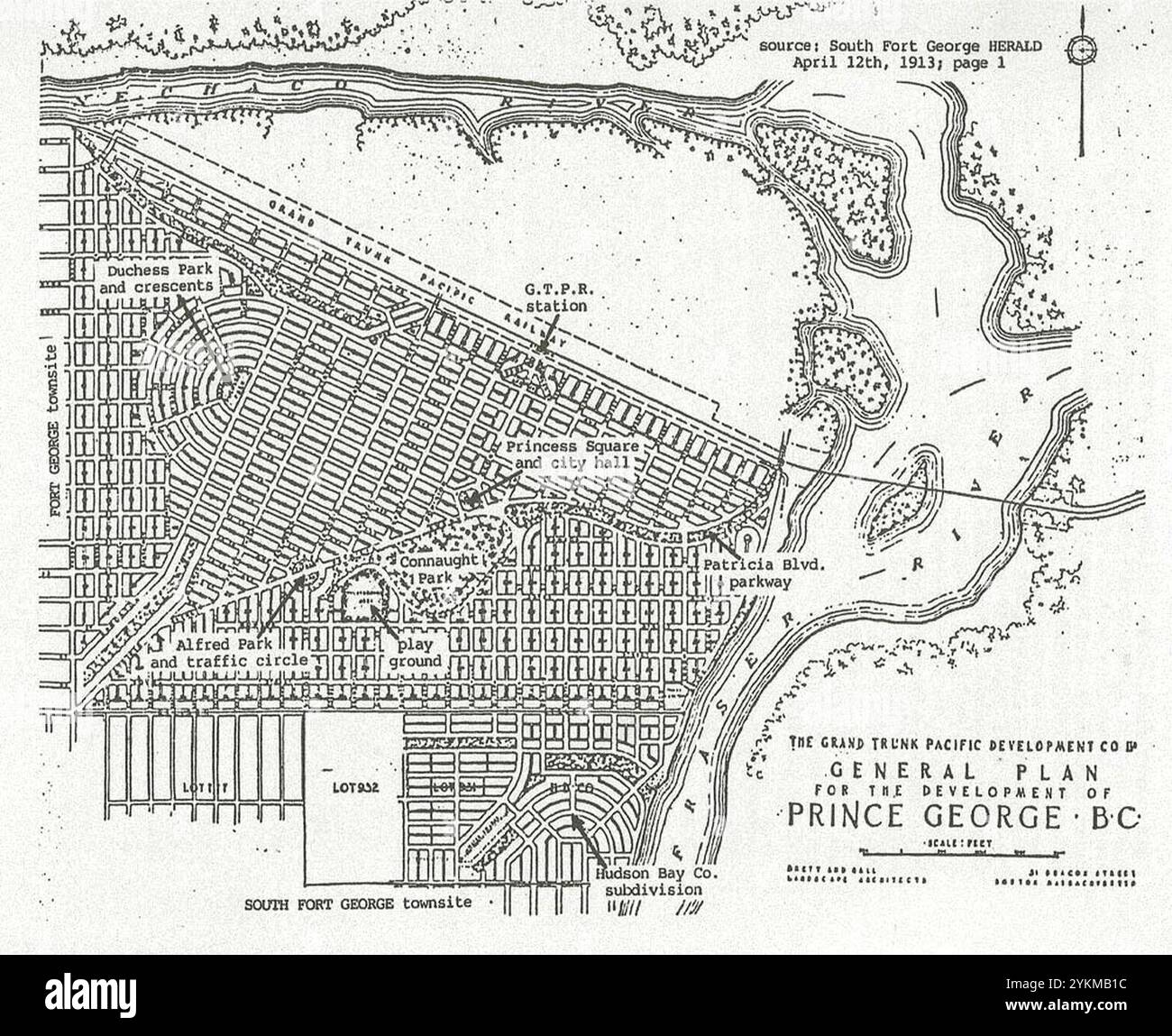 Brett hall prince george plan archive hi-res stock photography and ...