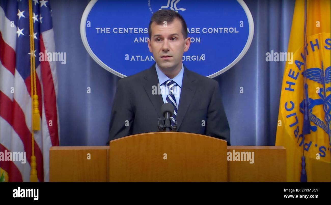 Brian King CDC Newsroom Stock Photo - Alamy