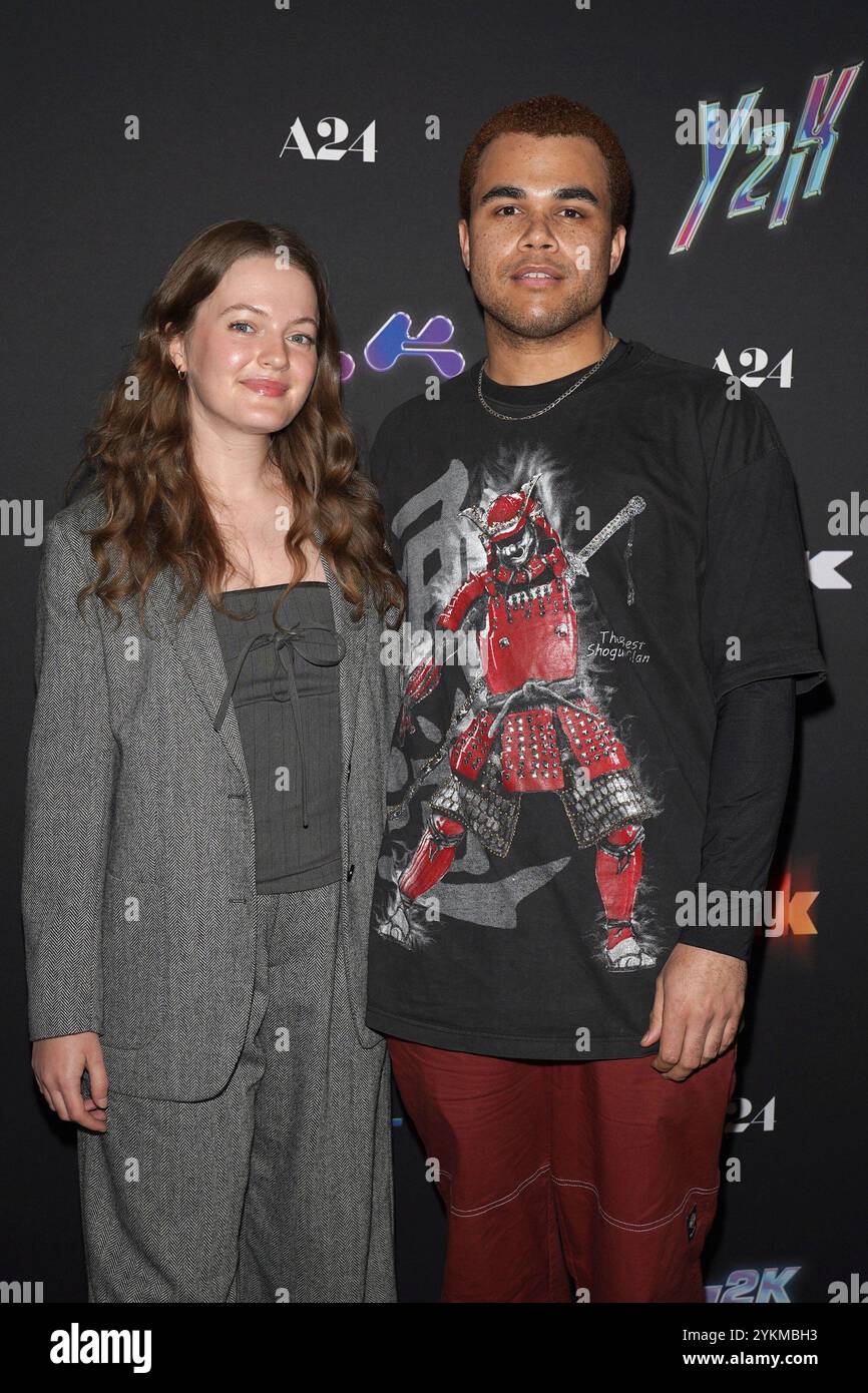 Ny. 18th Nov, 2024. Jo Ellen Pellman, Aaron Huey at arrivals for Y2K ...