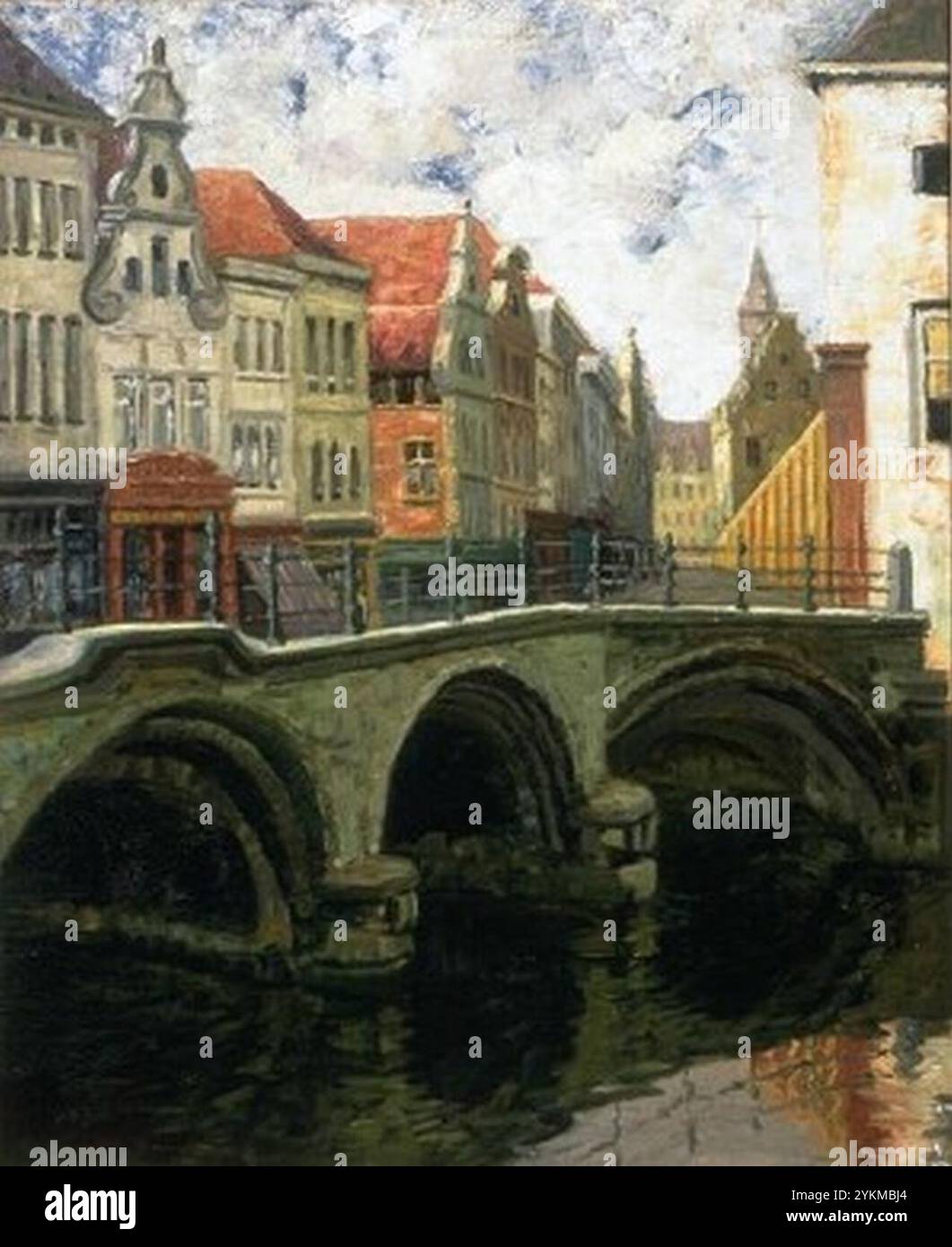 Bridge in Mechelen (Louis Dewis Stock Photo - Alamy