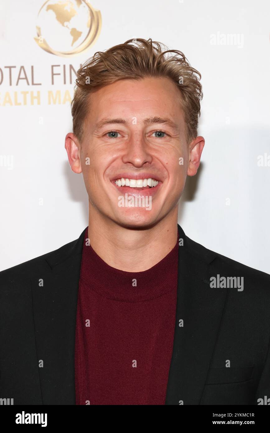 Toluca Lake, California, USA. 17th November, 2024. Actor Logan Coffey ...