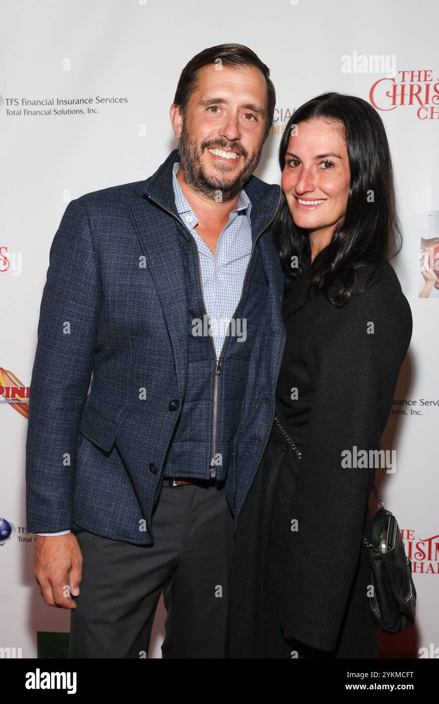 Toluca Lake, California, USA. 17th November, 2024. Chris Clark and ...