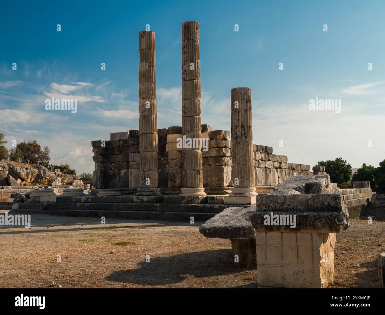 Letoon Sacred Area. Ruins of Letoon Ancient City. UNESCO World Heritage ...