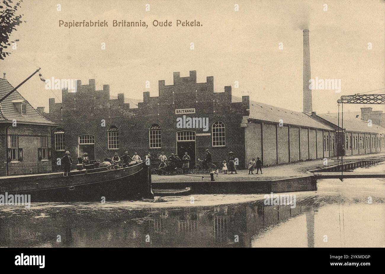 Britannia Oude Pekela 1910 Stock Photo - Alamy
