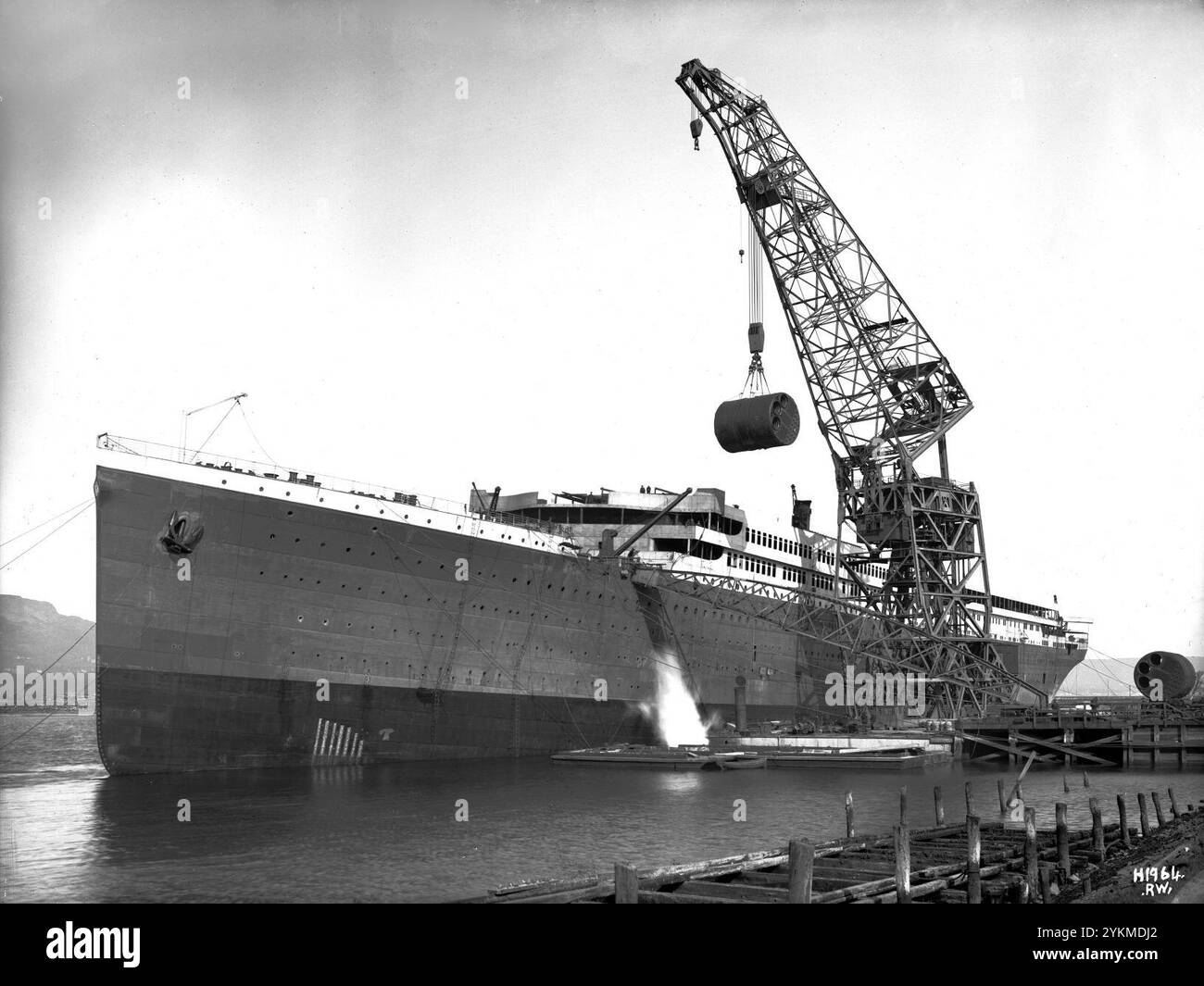 Britannic Fitting Out Stock Photo - Alamy
