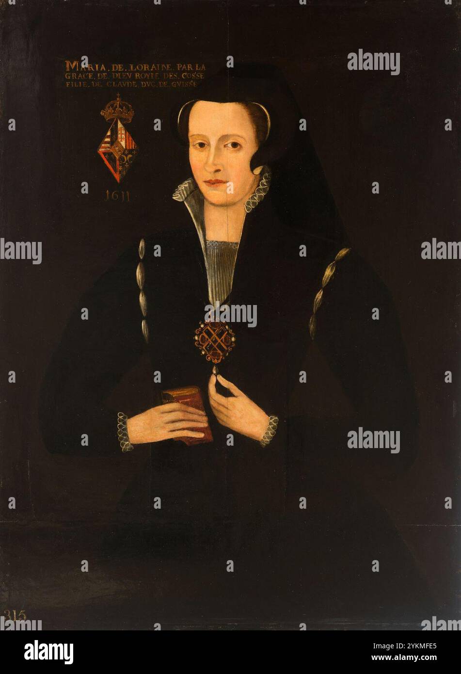 British School, 17th century - Portrait of a Woman called Mary of ...