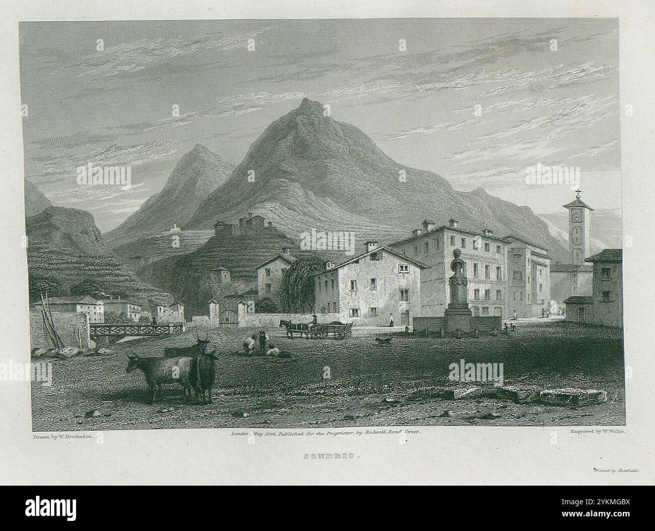 Brockedon, William – Little Saint Bernard, the mont Genevre, the mont ...