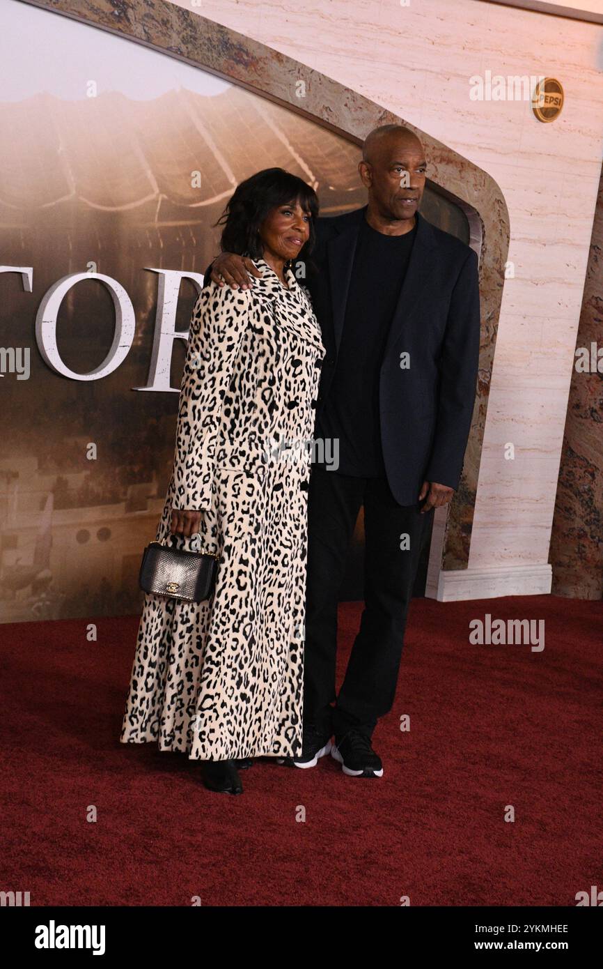 Los Angeles, California, USA 18th November 2024 Pauletta Washington and ...