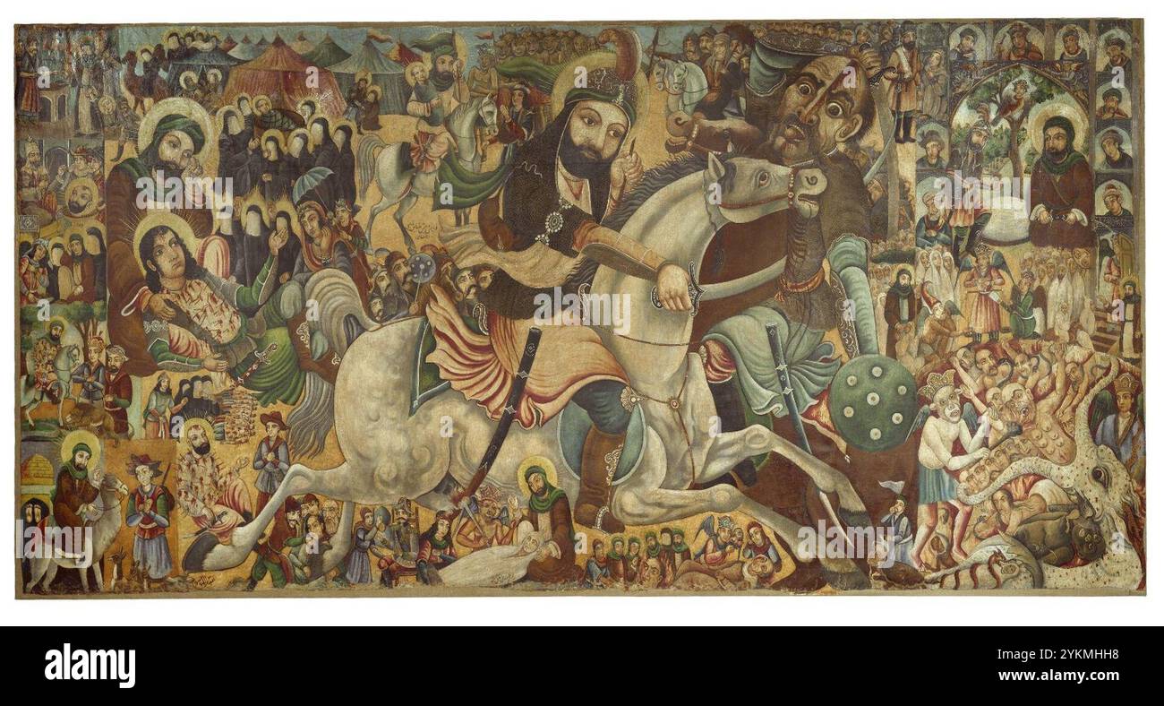 Battle of Karbala - Abbas Al-Musavi - overall Stock Photo - Alamy