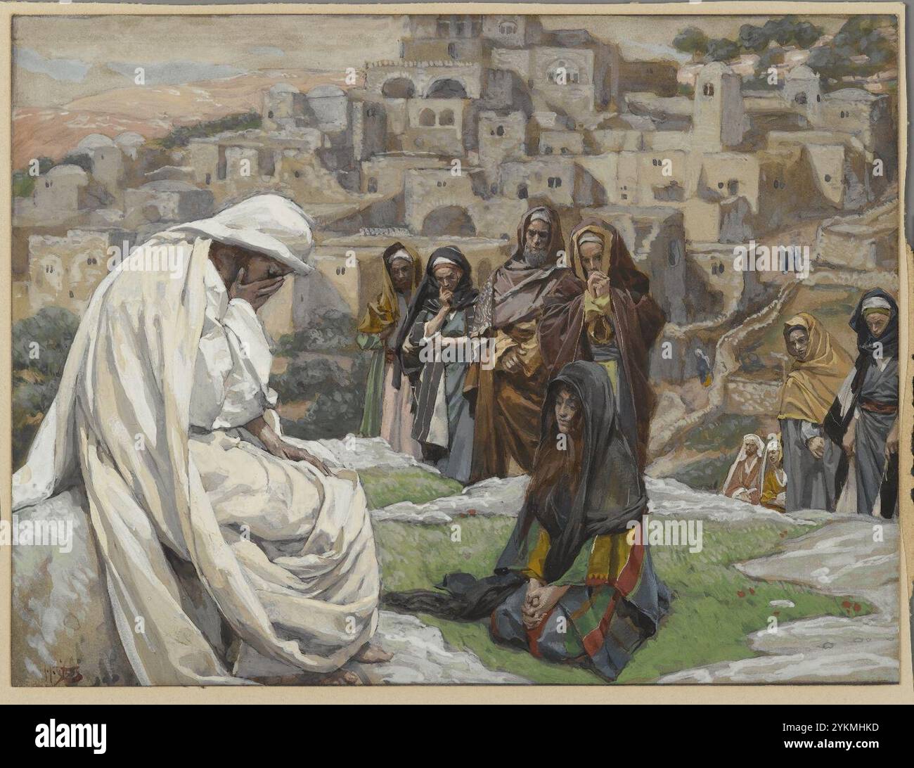Jesus Wept (Jésus pleura) - James Tissot Stock Photo - Alamy